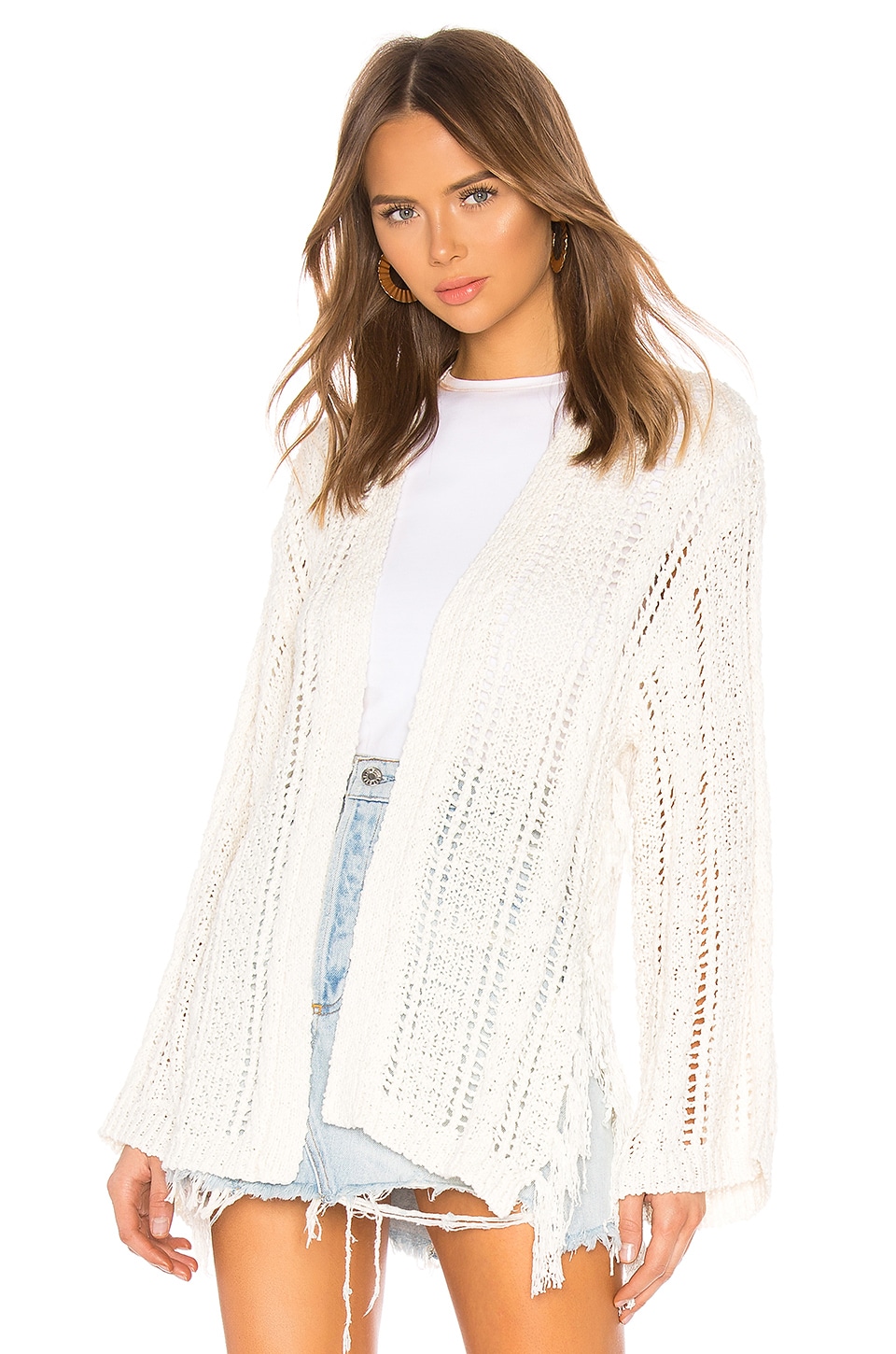 cupcakes and cashmere Rosewood Cardigan in Oatmeal | REVOLVE