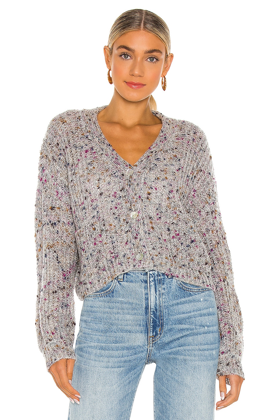 cupcakes and cashmere Carlisle Sweater in Light Heather Grey | REVOLVE