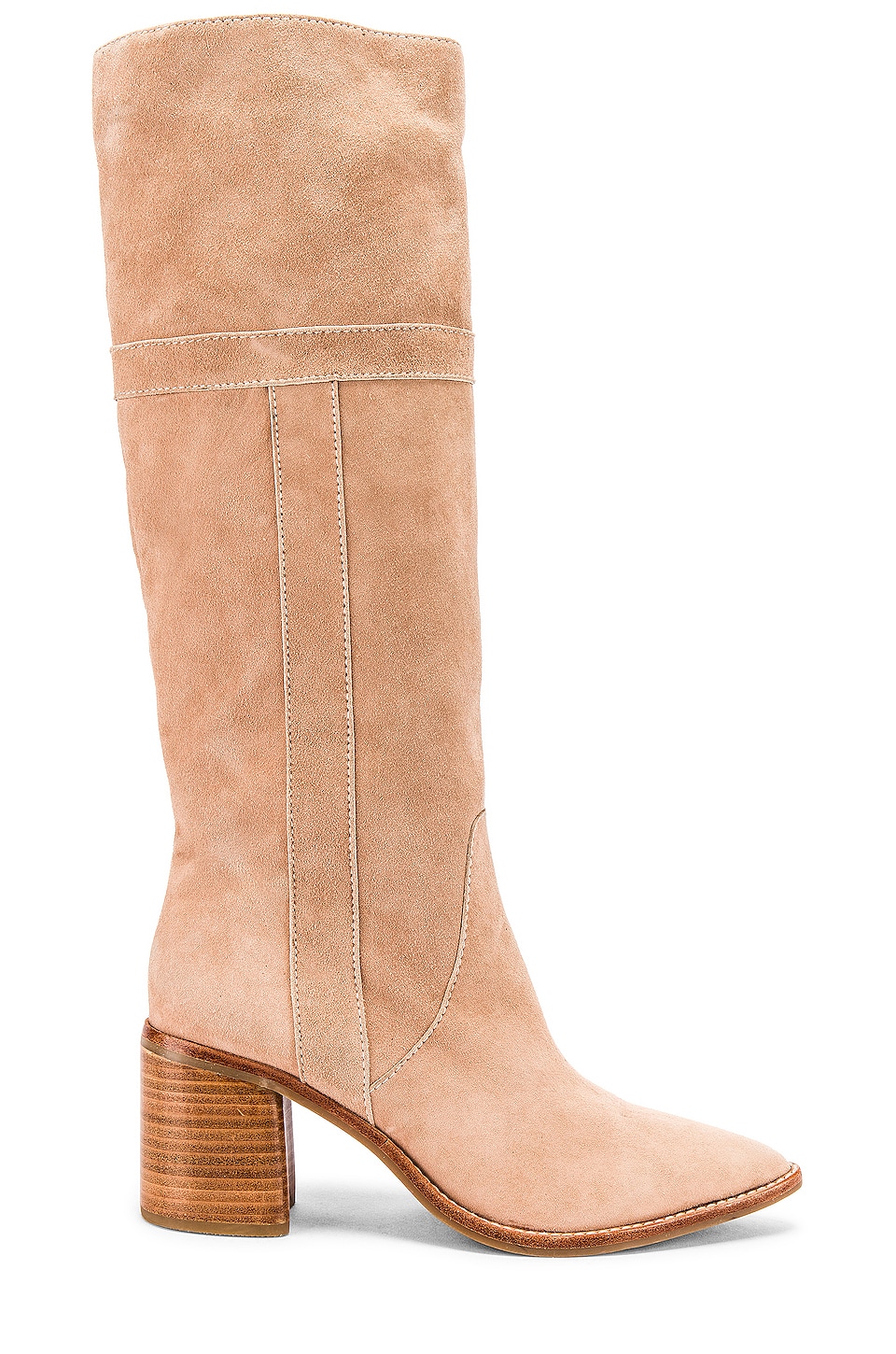 Caverley Tilly Boot in Taupe Suede | REVOLVE