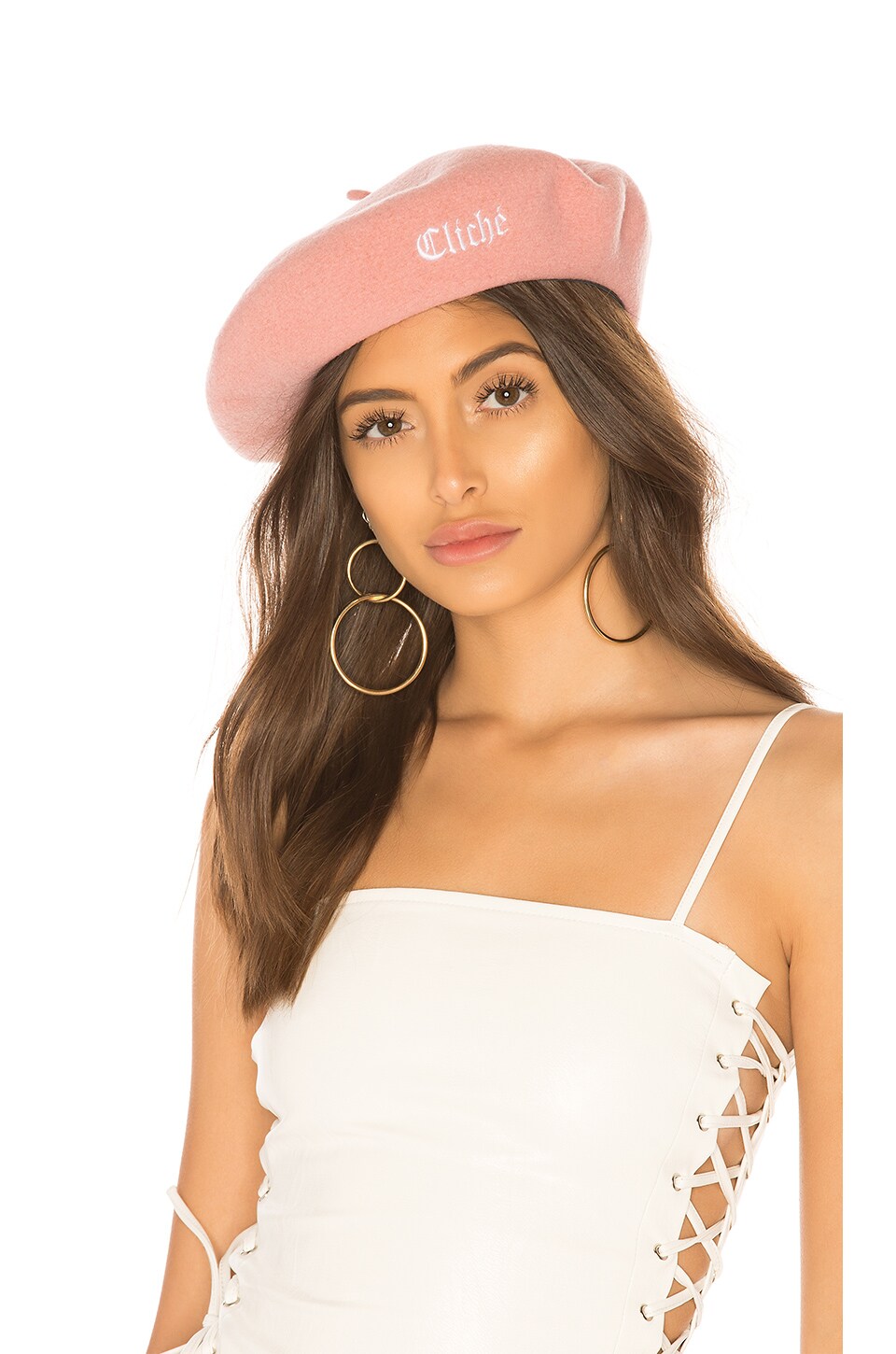 Don Paris Beret in Pink | REVOLVE