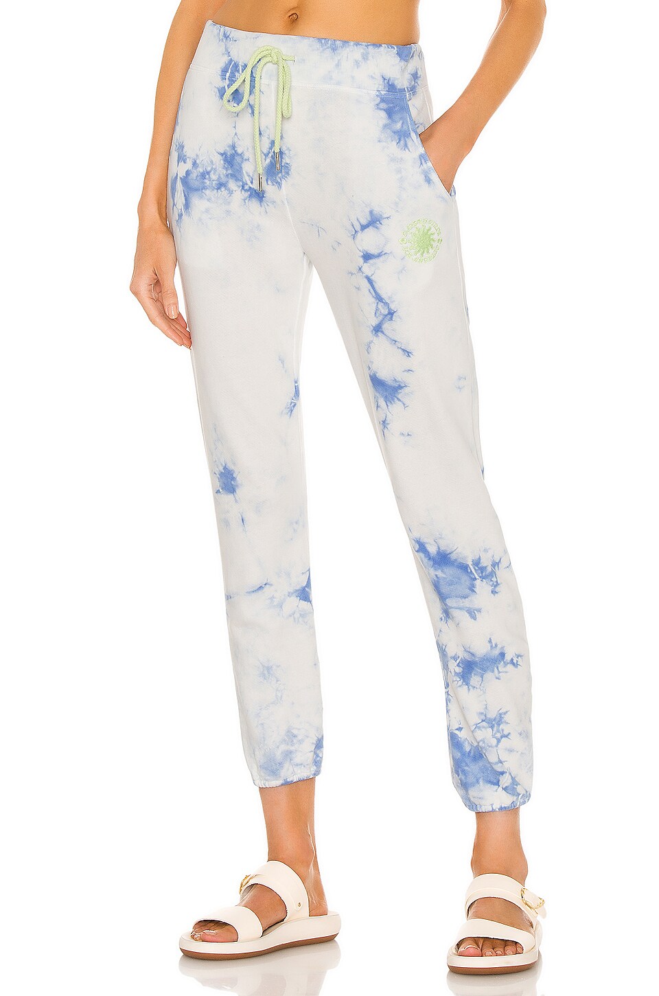 DAYDREAMER Sunny People Sweatpant in Periwinkle Cloud | REVOLVE