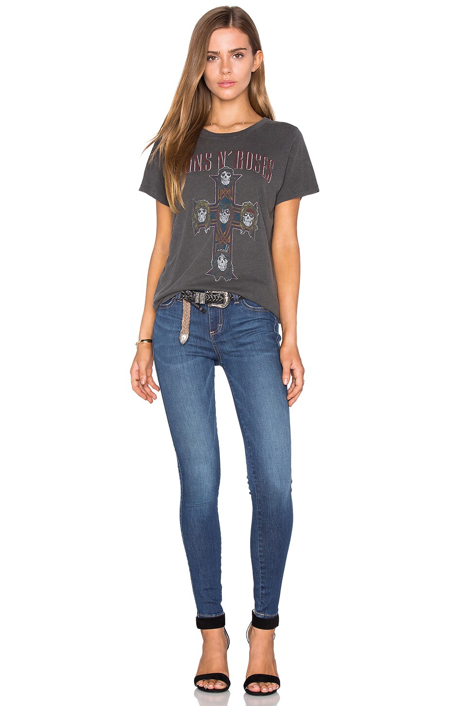 DAYDREAMER Appetite For Destruction Tee in Faded Black | REVOLVE
