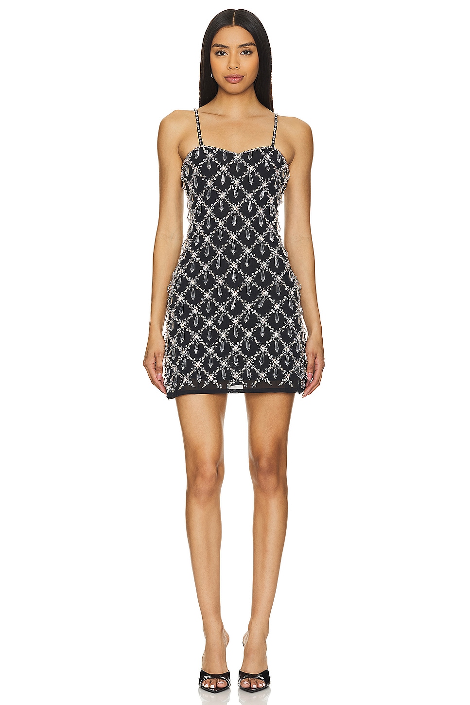 Oceanus X Revolve Mini Dress in Black | REVOLVE