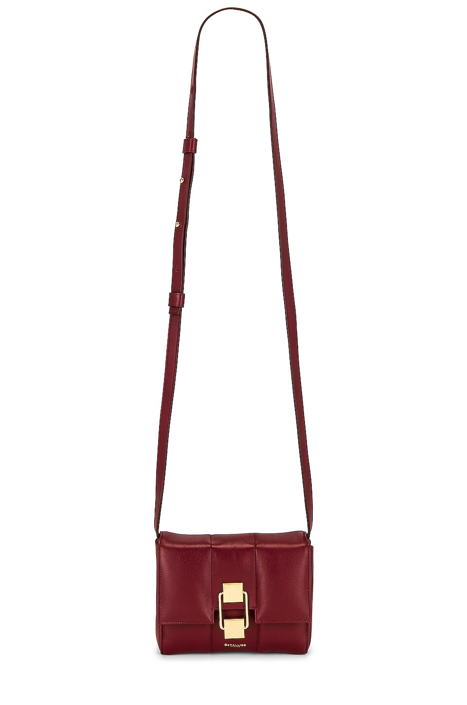 DeMellier London Mini Alexandria Bag in Ruby Smooth | REVOLVE