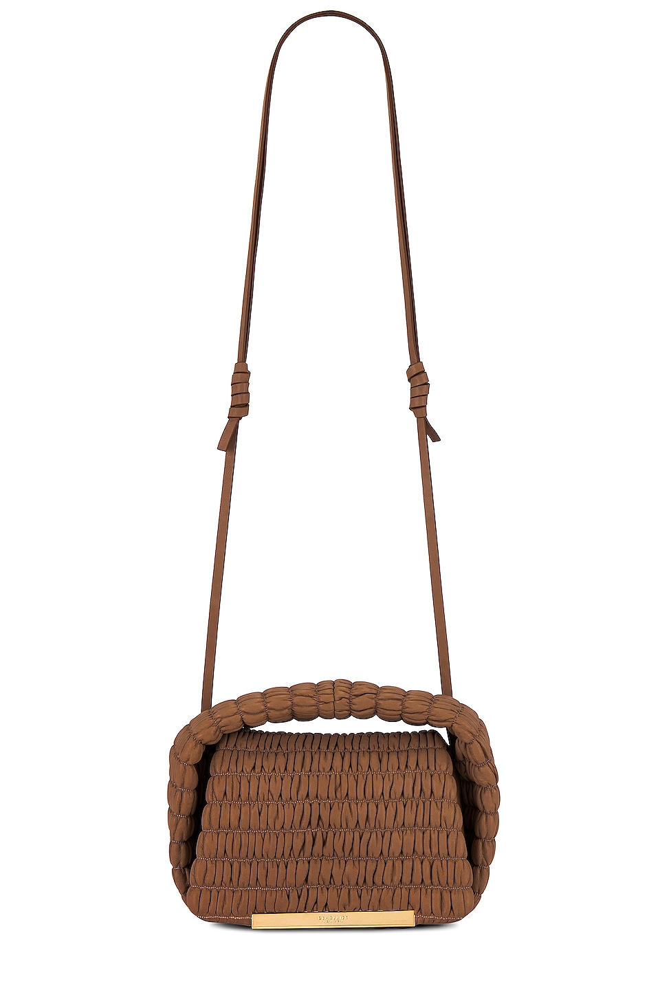 DeMellier London Mini Lisbon Bag in Tan Matelasse | REVOLVE