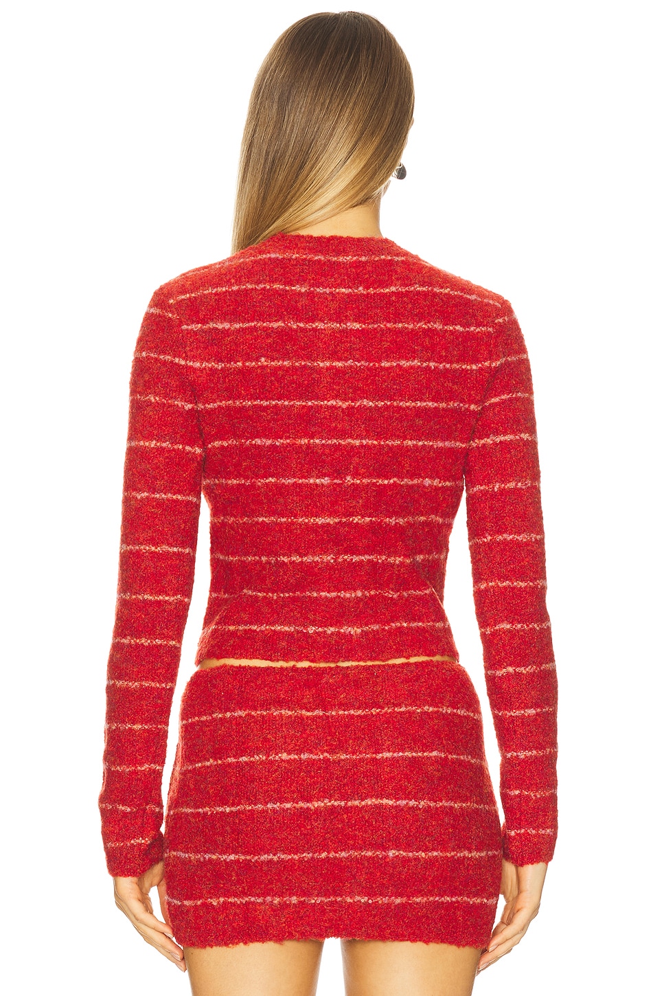 GUIZIO Carline Cardigan in Red | REVOLVE