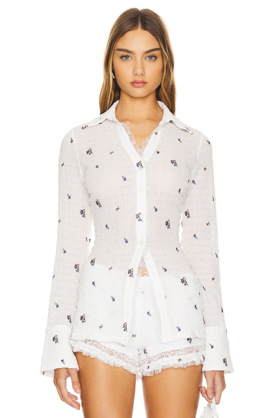 GUIZIO Claudina Top in White | REVOLVE