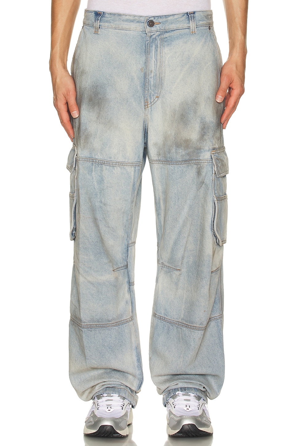 Diesel Fish Cargo Jeans in Denim | REVOLVE