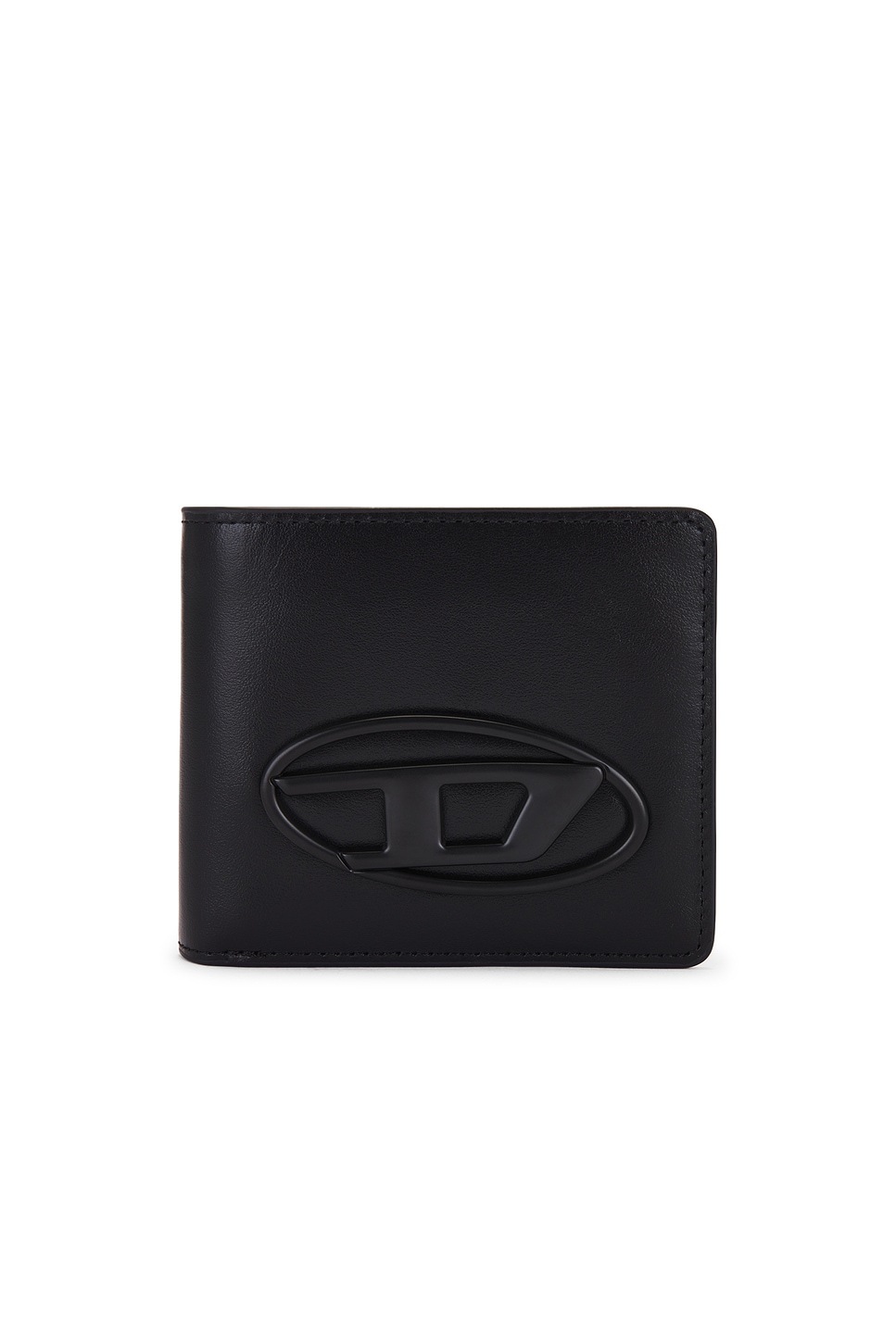 Diesel D Oval Coin Bifold Wallet in Black | REVOLVE