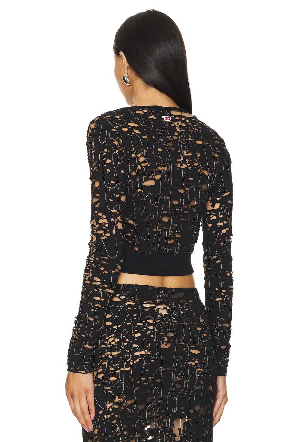 Diesel Simonne Top in Deep & Black | REVOLVE