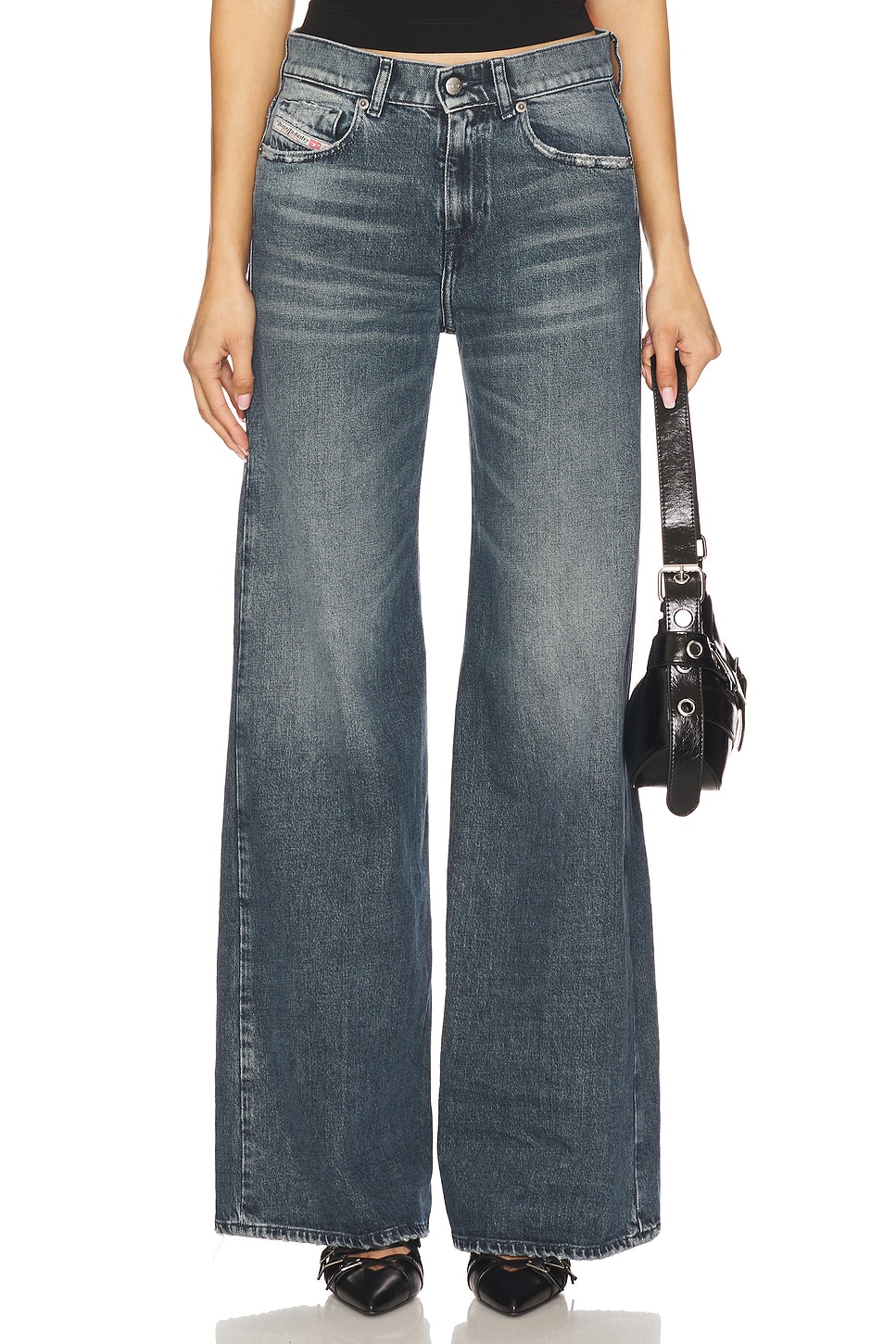 Diesel Wide Leg Jeans