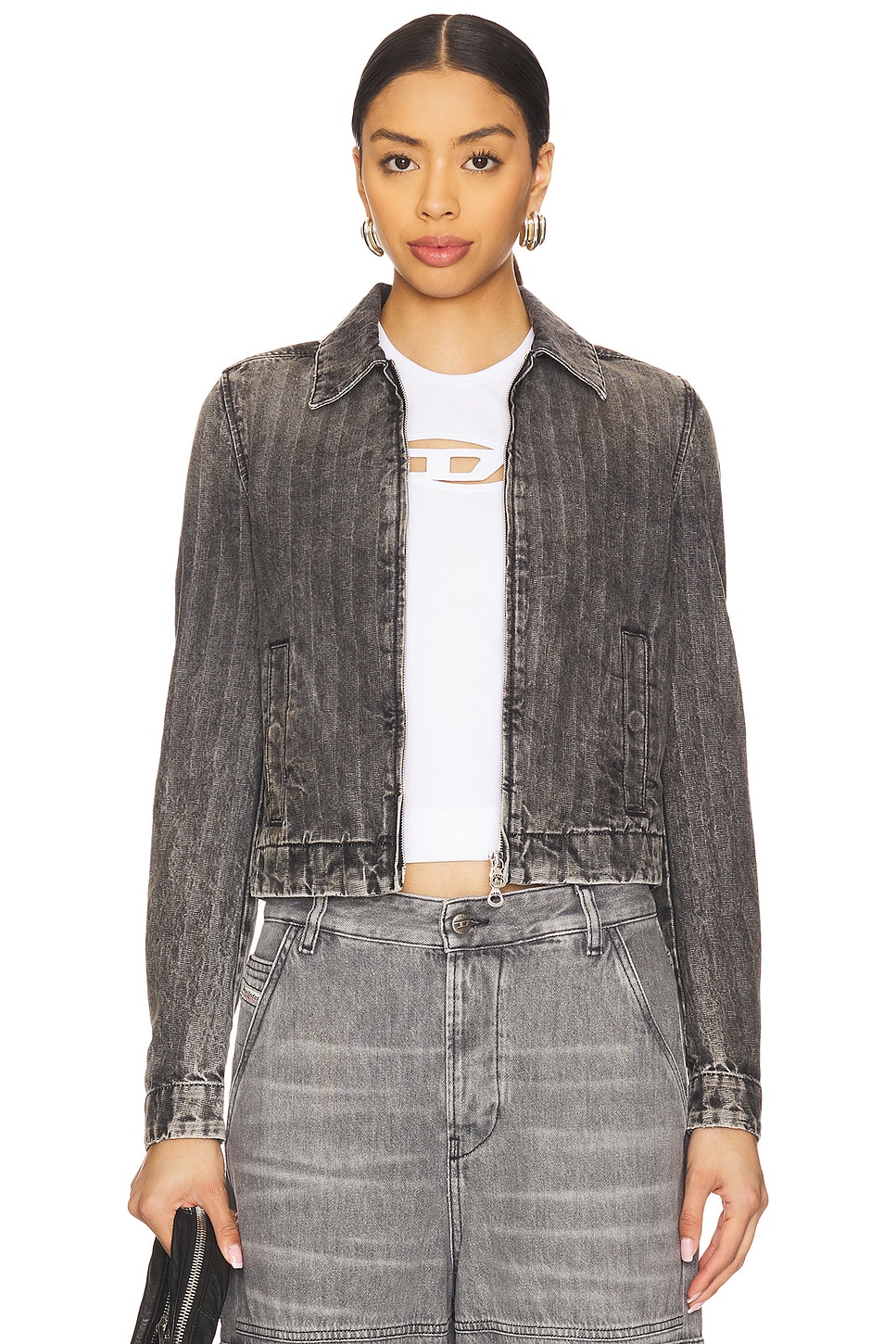 Diesel Corb Jacket in Charcoal | REVOLVE