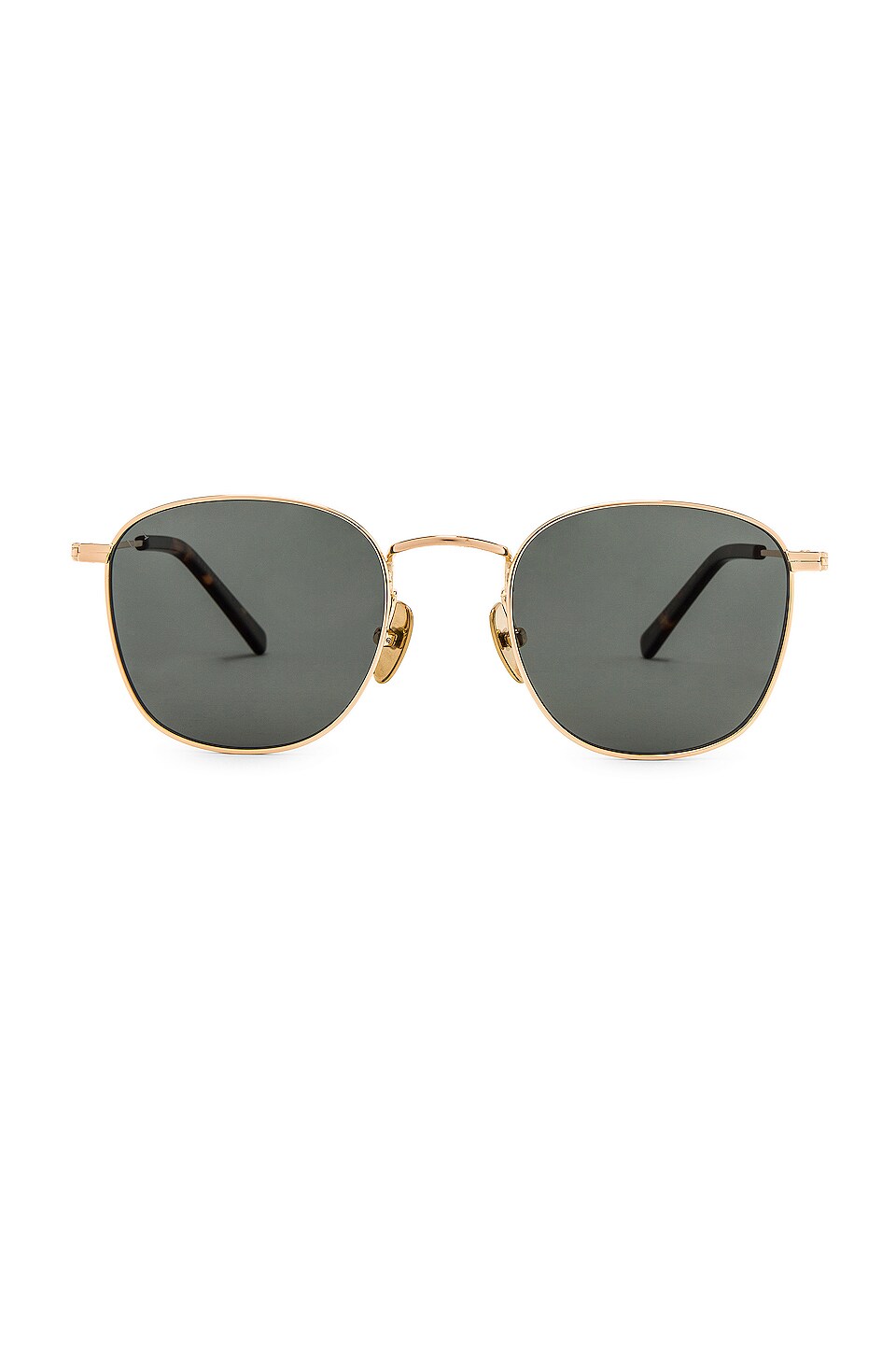 DIFF EYEWEAR Axel in Gold & Green | REVOLVE
