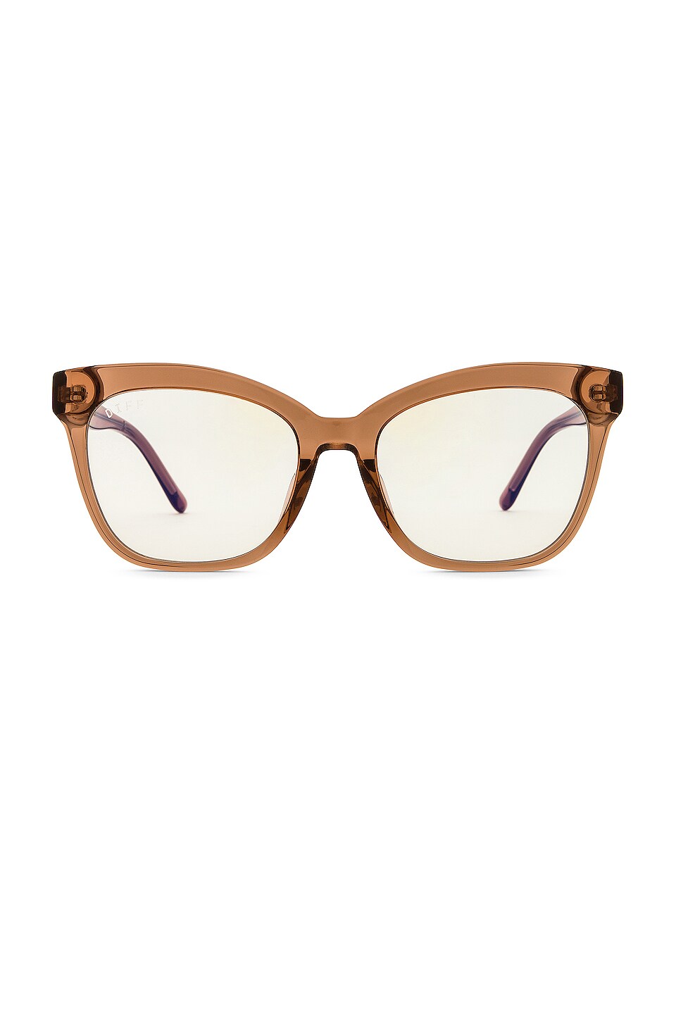 DIFF EYEWEAR Winston Blue Light in Dunes Crystal | REVOLVE