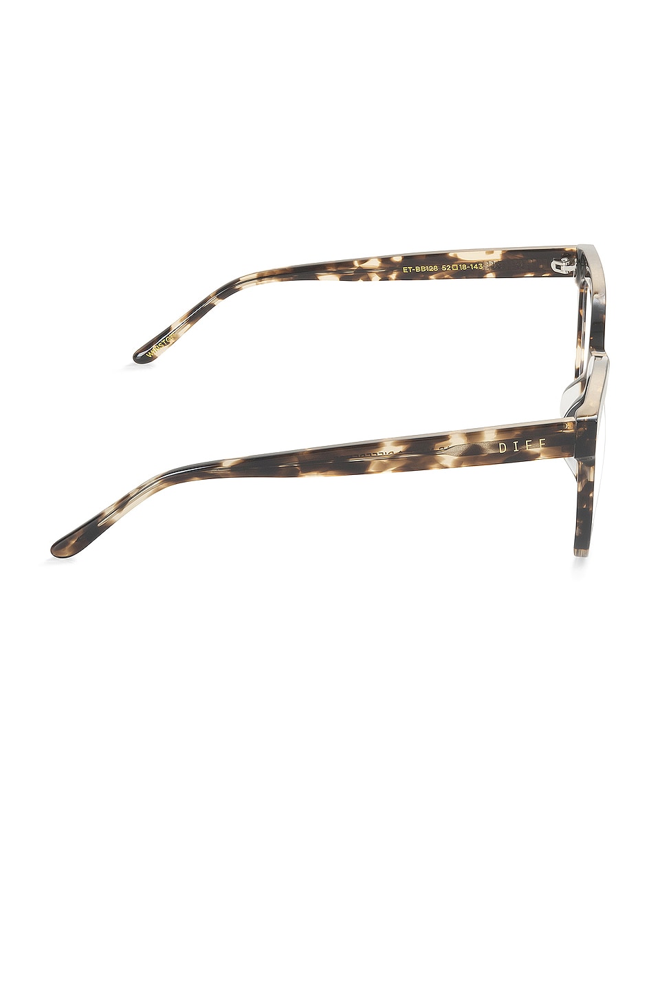 DIFF EYEWEAR Winston in Espresso Tortoise & Blue Light Tech | REVOLVE
