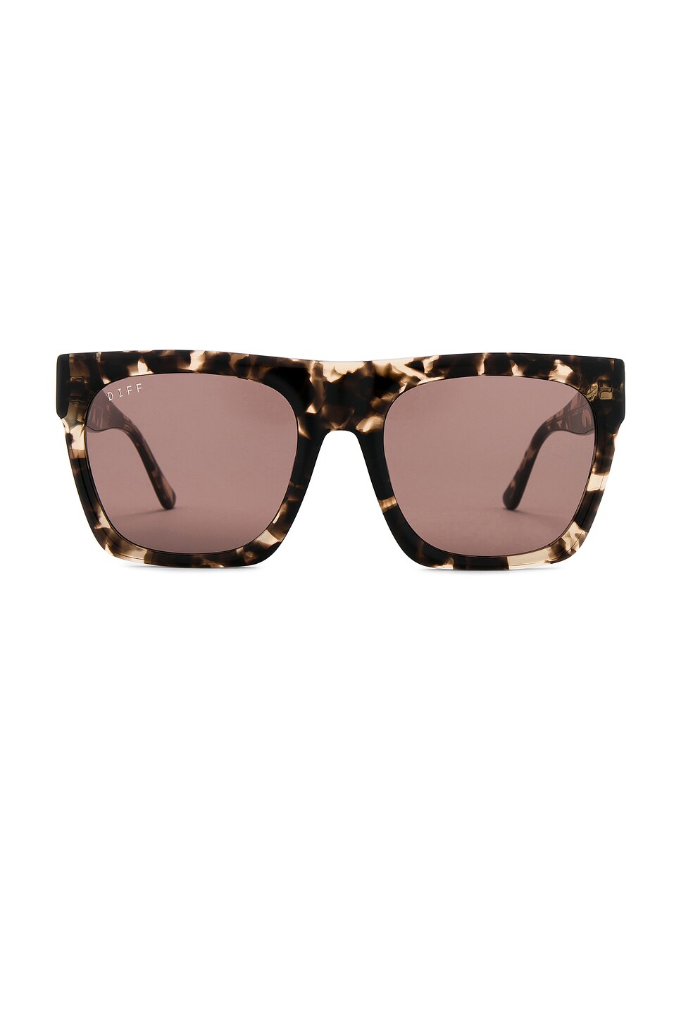 DIFF EYEWEAR Easton Sunglasses in Espresso Tortoise & Brown | REVOLVE