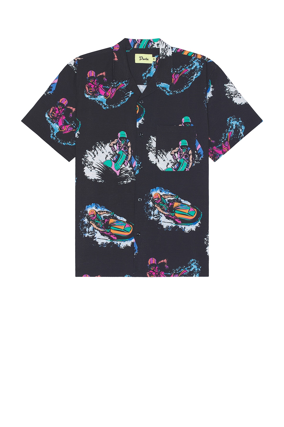 Duvin Design Ski Grand Prix Shirt in Black | REVOLVE