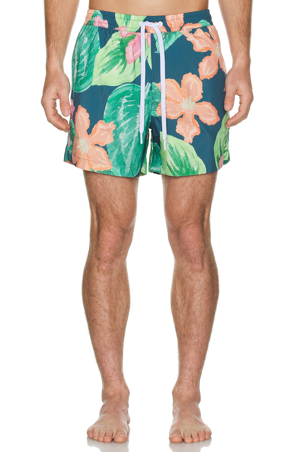 Duvin Design Spring Garden Swim Short in Green | REVOLVE