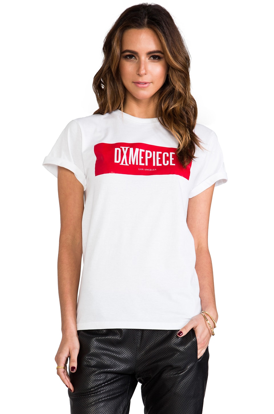 Dimepiece Statement Tee in White | REVOLVE