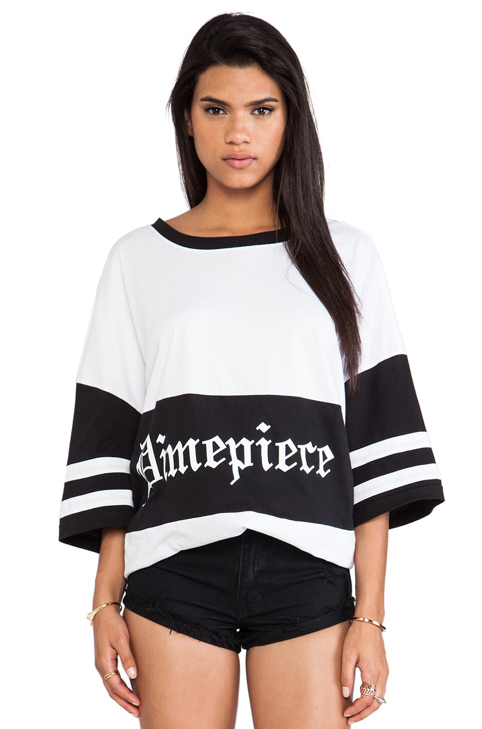 Dimepiece Over-sized Tee in Black | REVOLVE