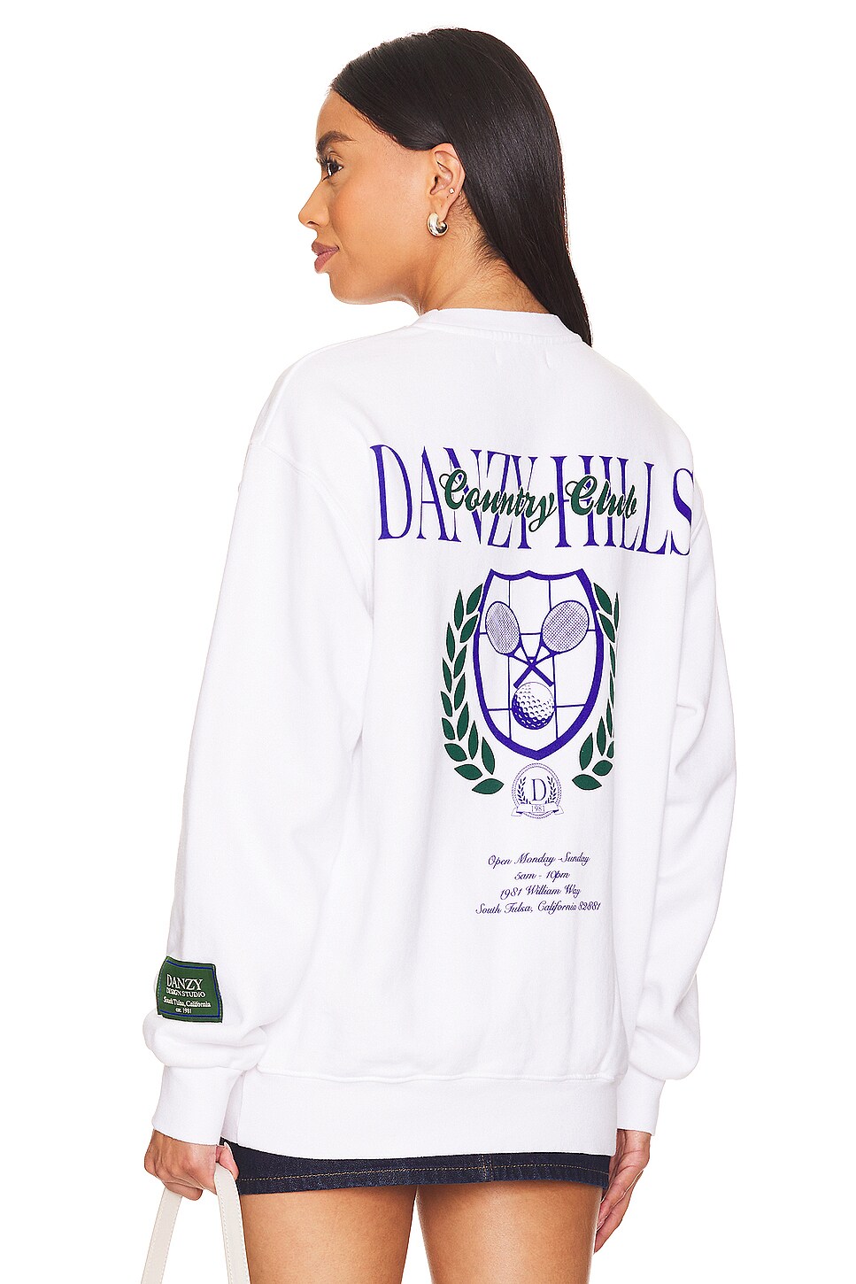 DANZY Sweatshirt in White | REVOLVE