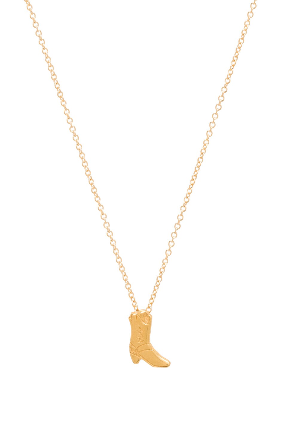 Dogeared Kick Ass Necklace Charm in Gold Dipped | REVOLVE