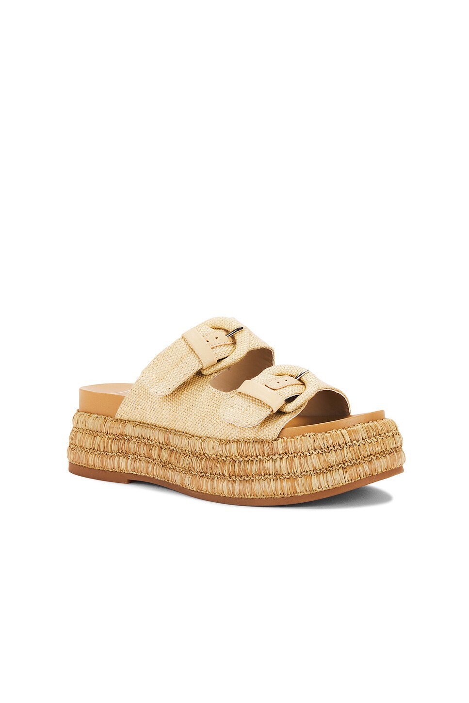 Dolce Vita Witny Sandal in Light Natural Woven Raffia | REVOLVE