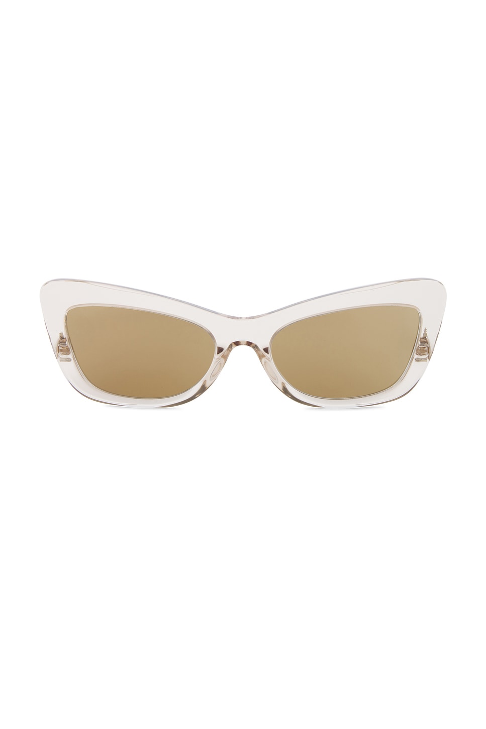 Dolce & Gabbana Cat Eye Sunglasses in Clear | REVOLVE