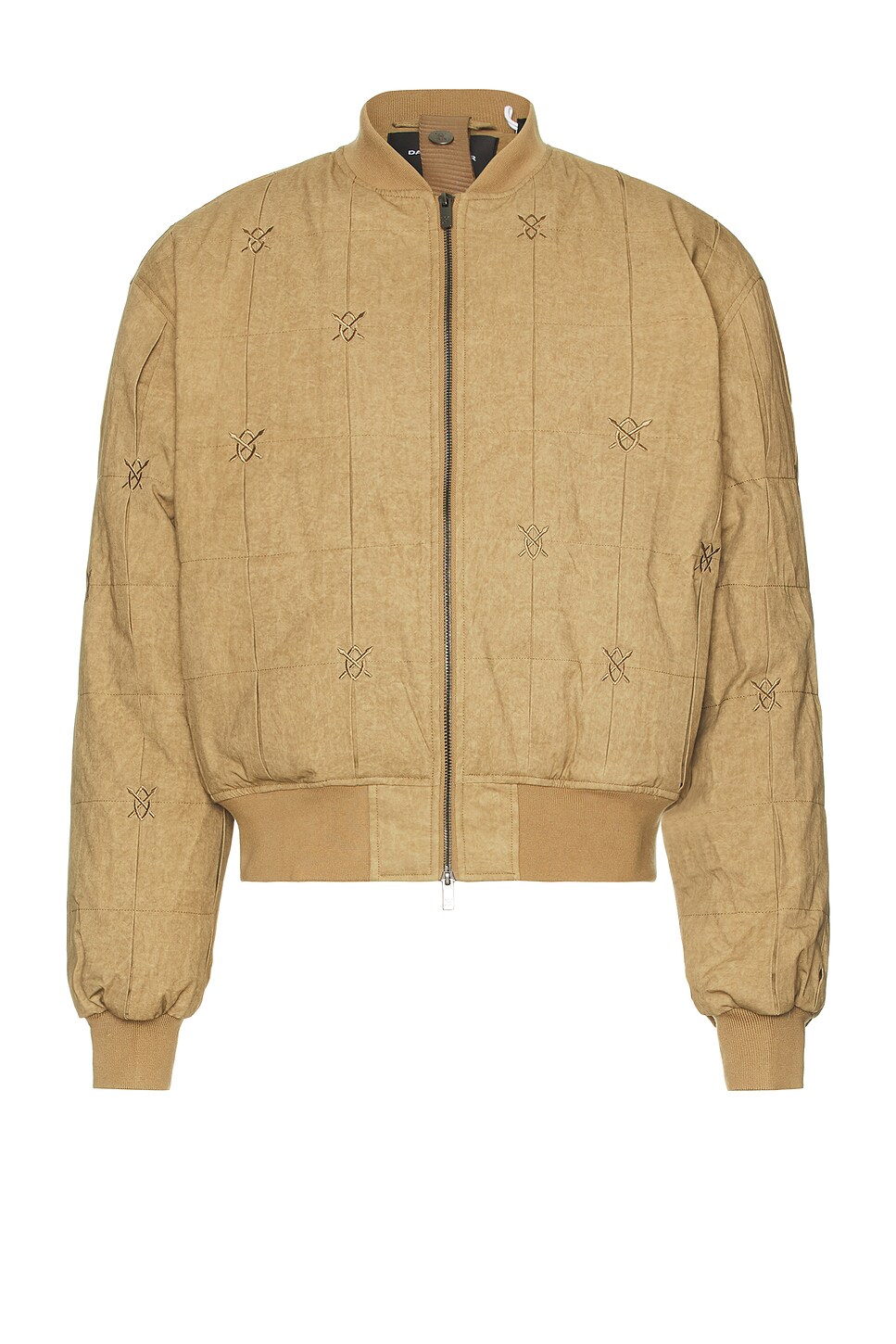 Daily Paper Rasal Bomber Jacket in Dark Beige | REVOLVE