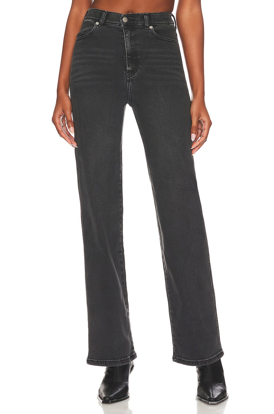 Dr. Denim Moxy Straight in Dark Grey Mist | REVOLVE