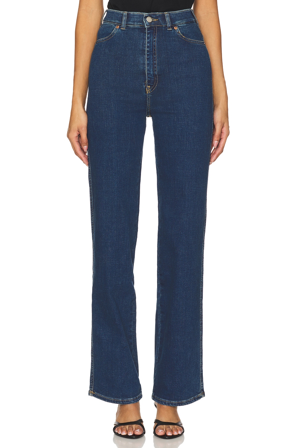 Dr. Denim Moxy Straight Jeans in Vale Dark Plain | REVOLVE