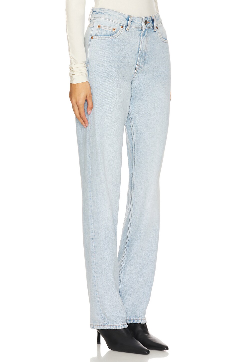 Dr. Denim Arch Straight Leg Jeans in Stream Light Used | REVOLVE