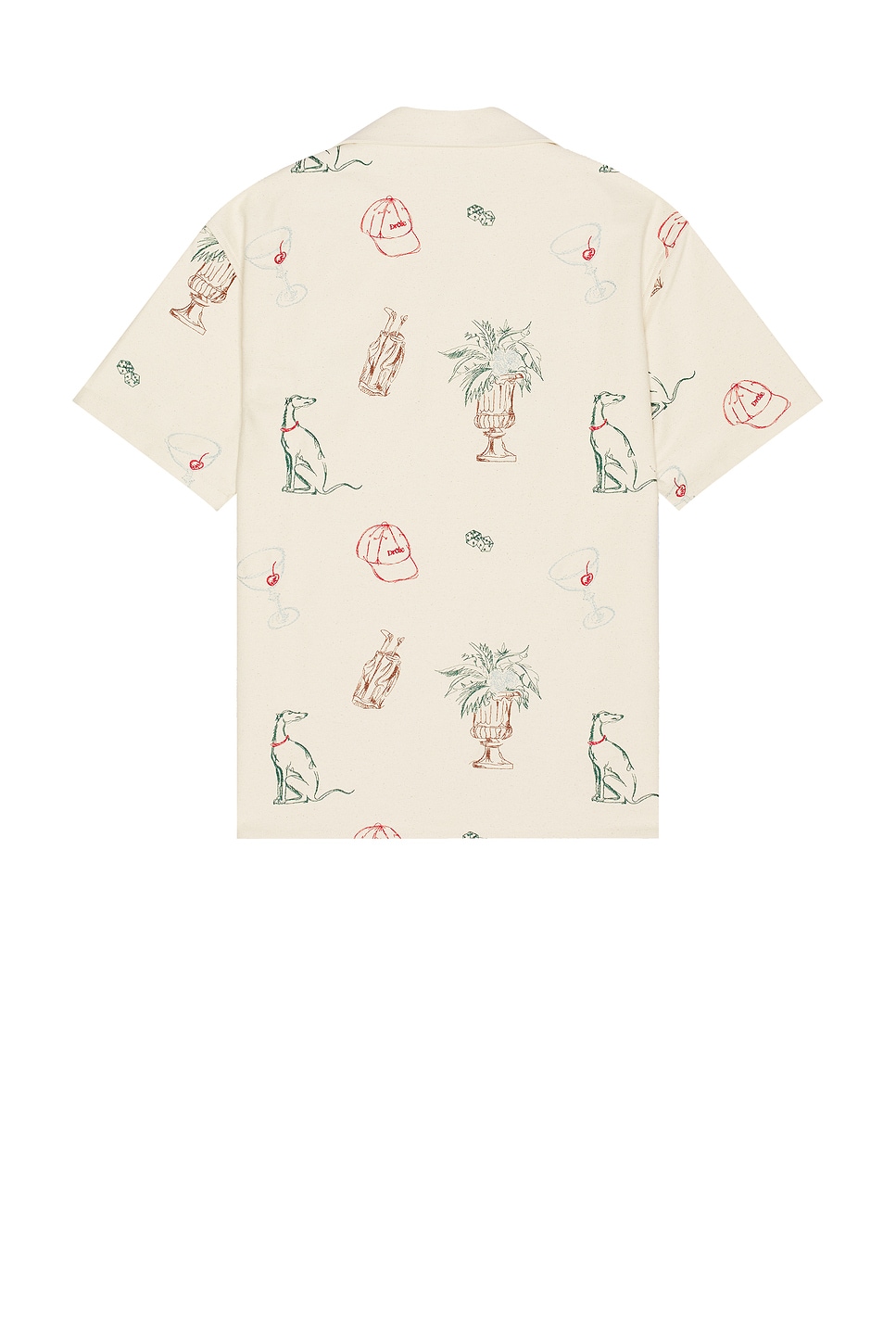 Drôle De Monsieur Country Club Shirt in Ecru | REVOLVE