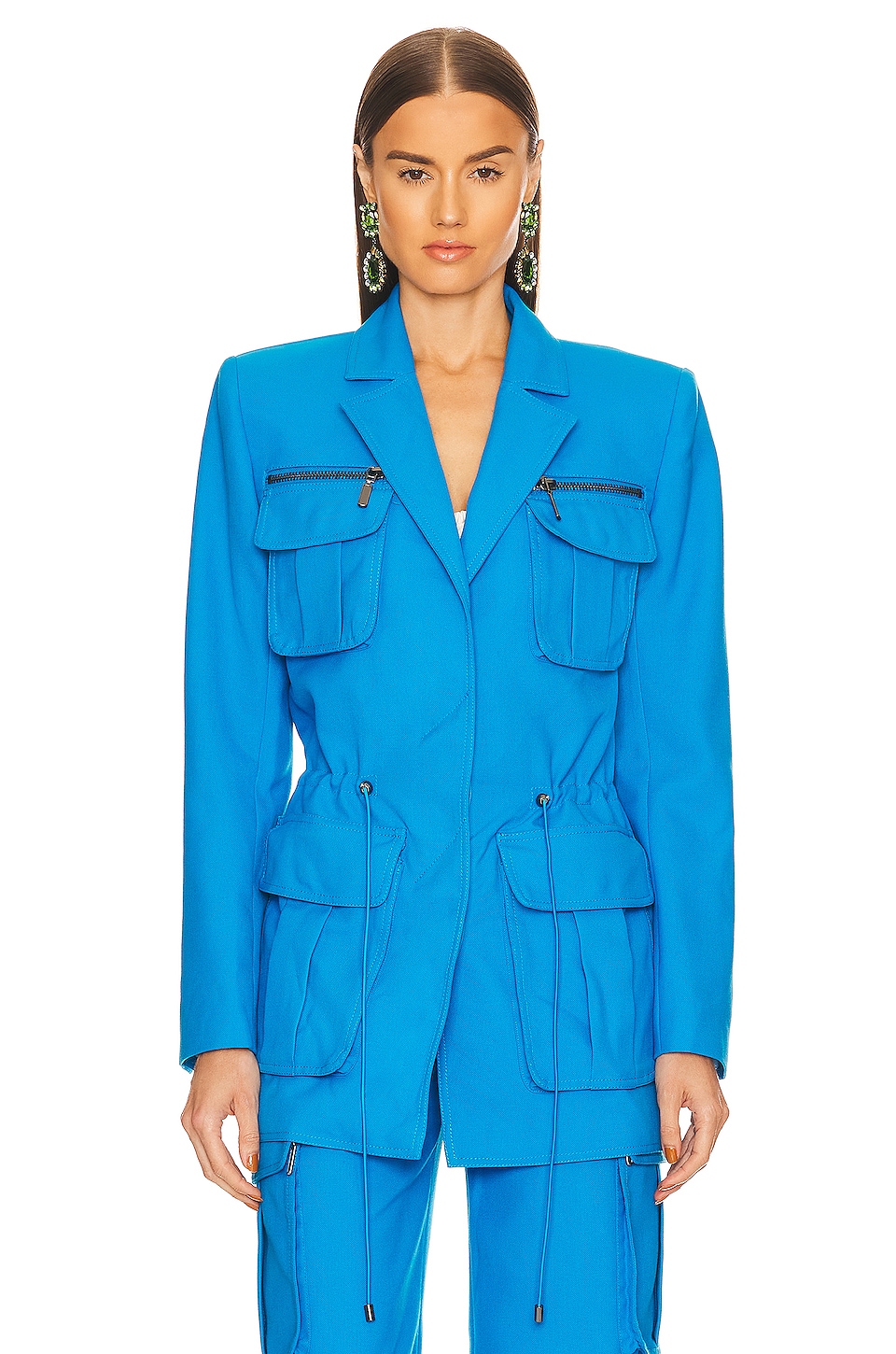 DUNDAS x REVOLVE Grace Blazer in Turquoise Blue | REVOLVE