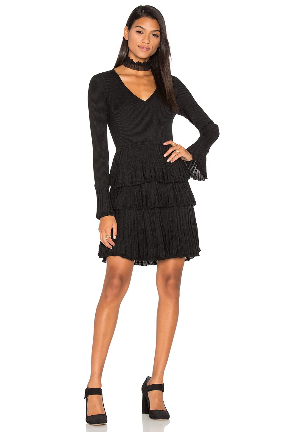 Diane von Furstenberg Sharlynn Dress in Black | REVOLVE