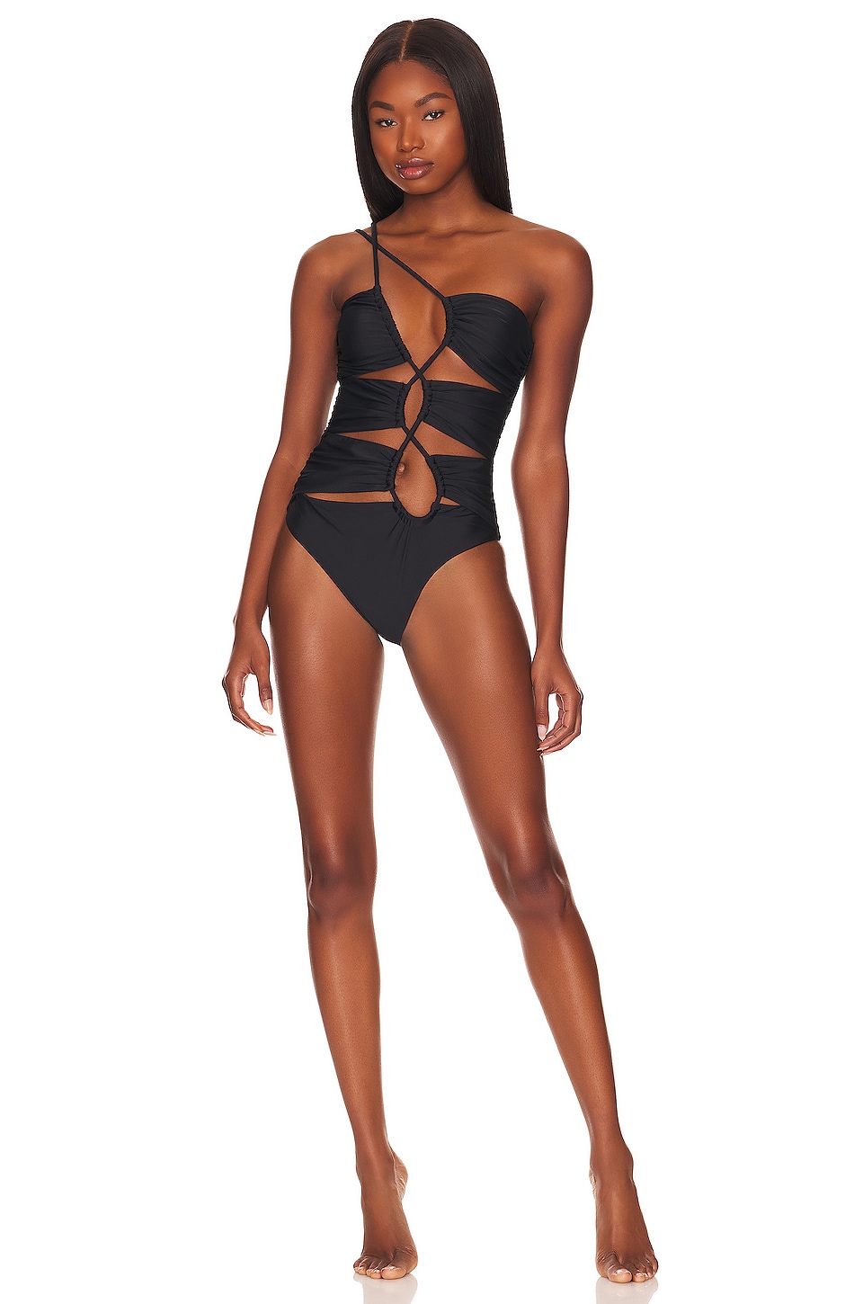 DEVON WINDSOR Waverly One Piece in Black | REVOLVE
