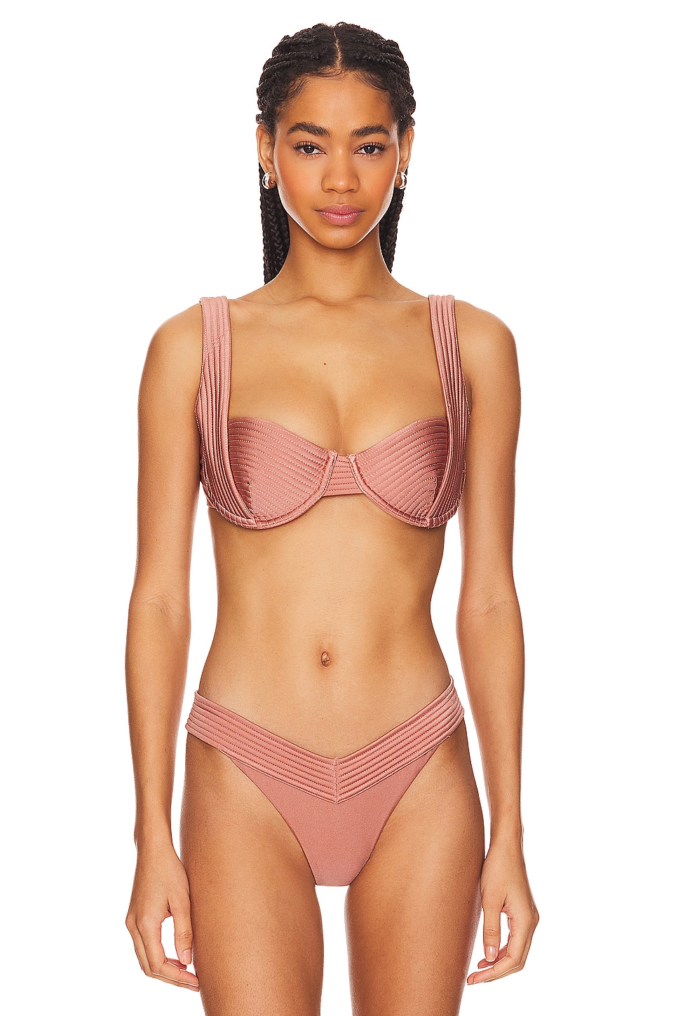 DEVON WINDSOR Rue Bikini Top in Primrose | REVOLVE