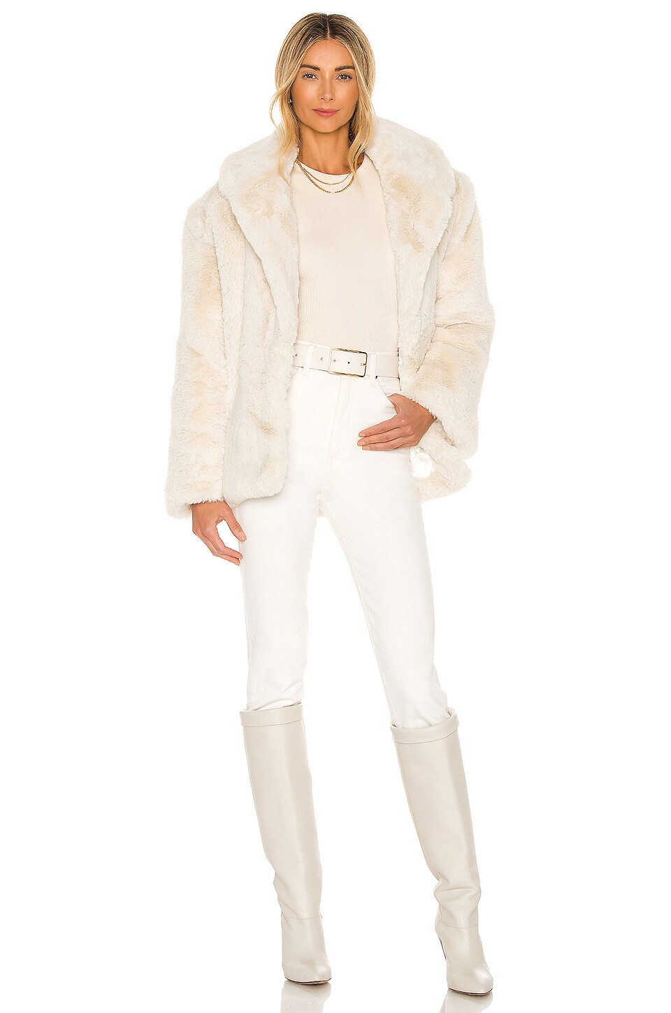 EAVES Cash Jacket in Beige | REVOLVE