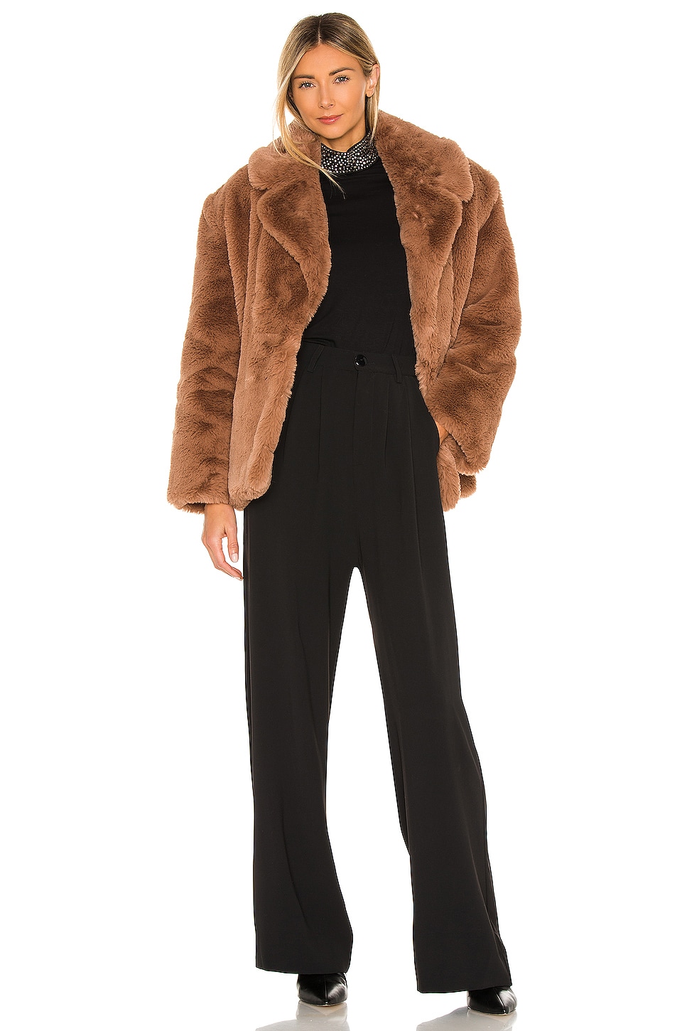 EAVES Cash Jacket in Brown | REVOLVE