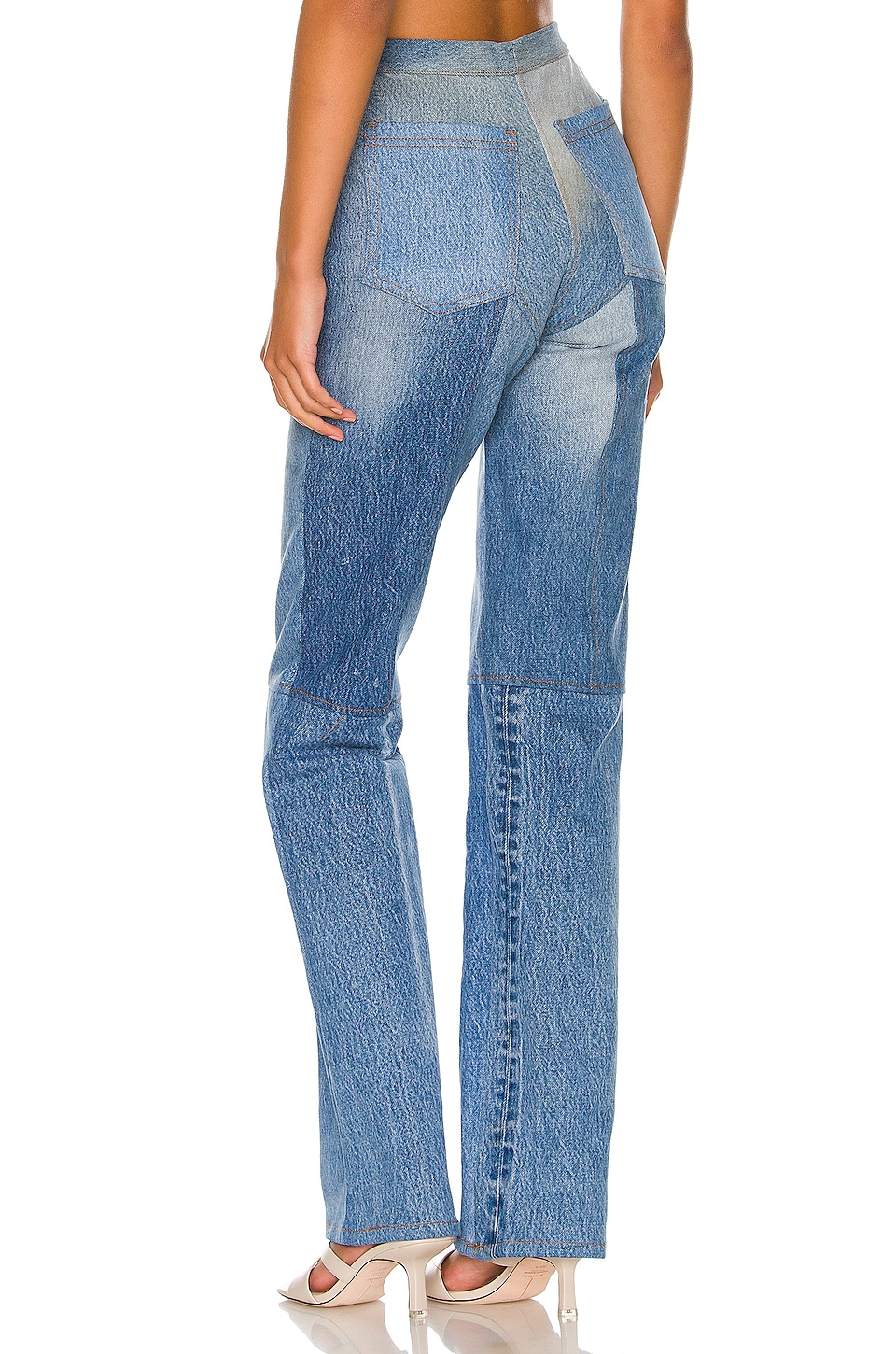 EB Denim Lace Up Jeans in Medium Wash | REVOLVE