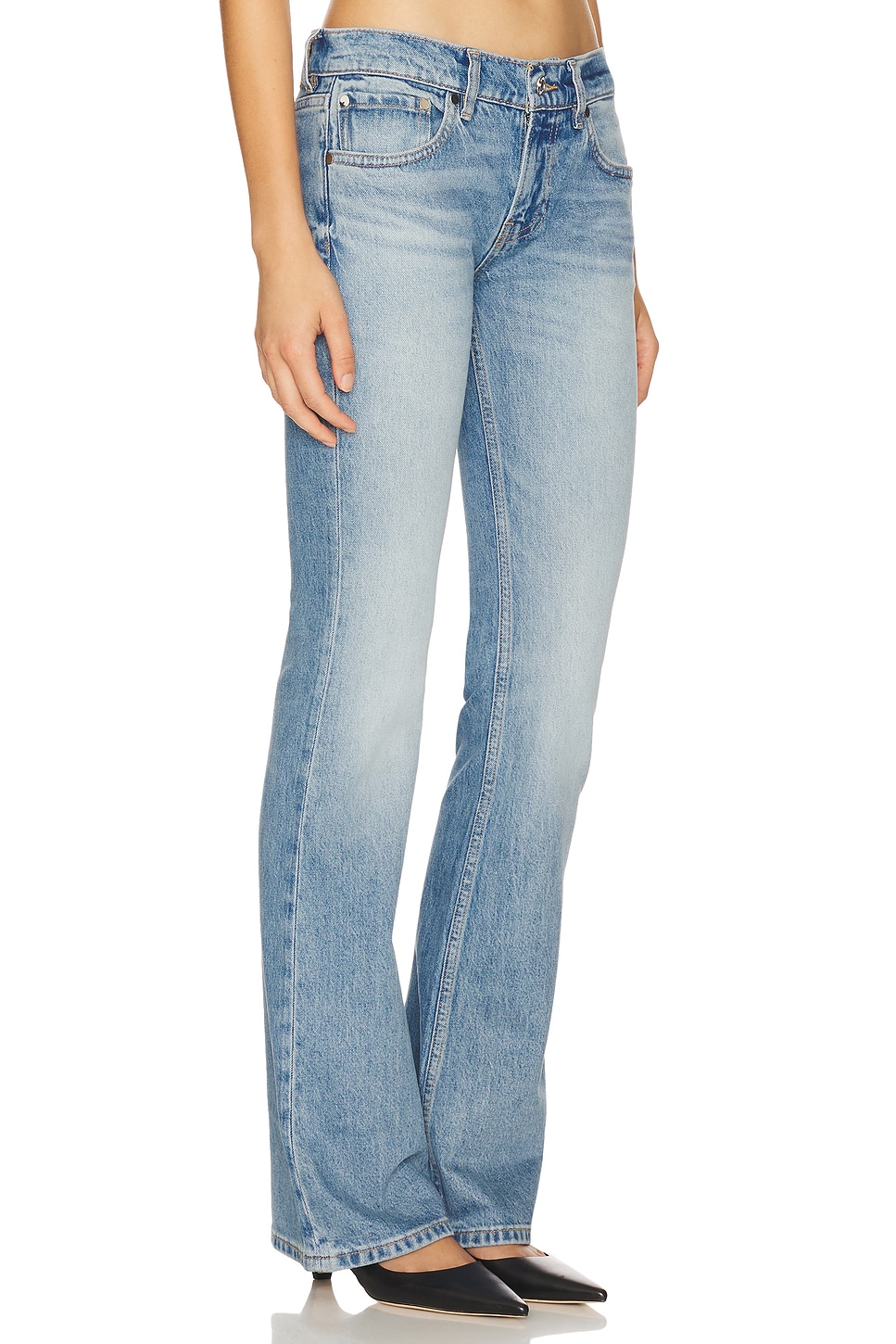 EB Denim Maria Mid Rise Bootcut Jeans in Windemere | REVOLVE