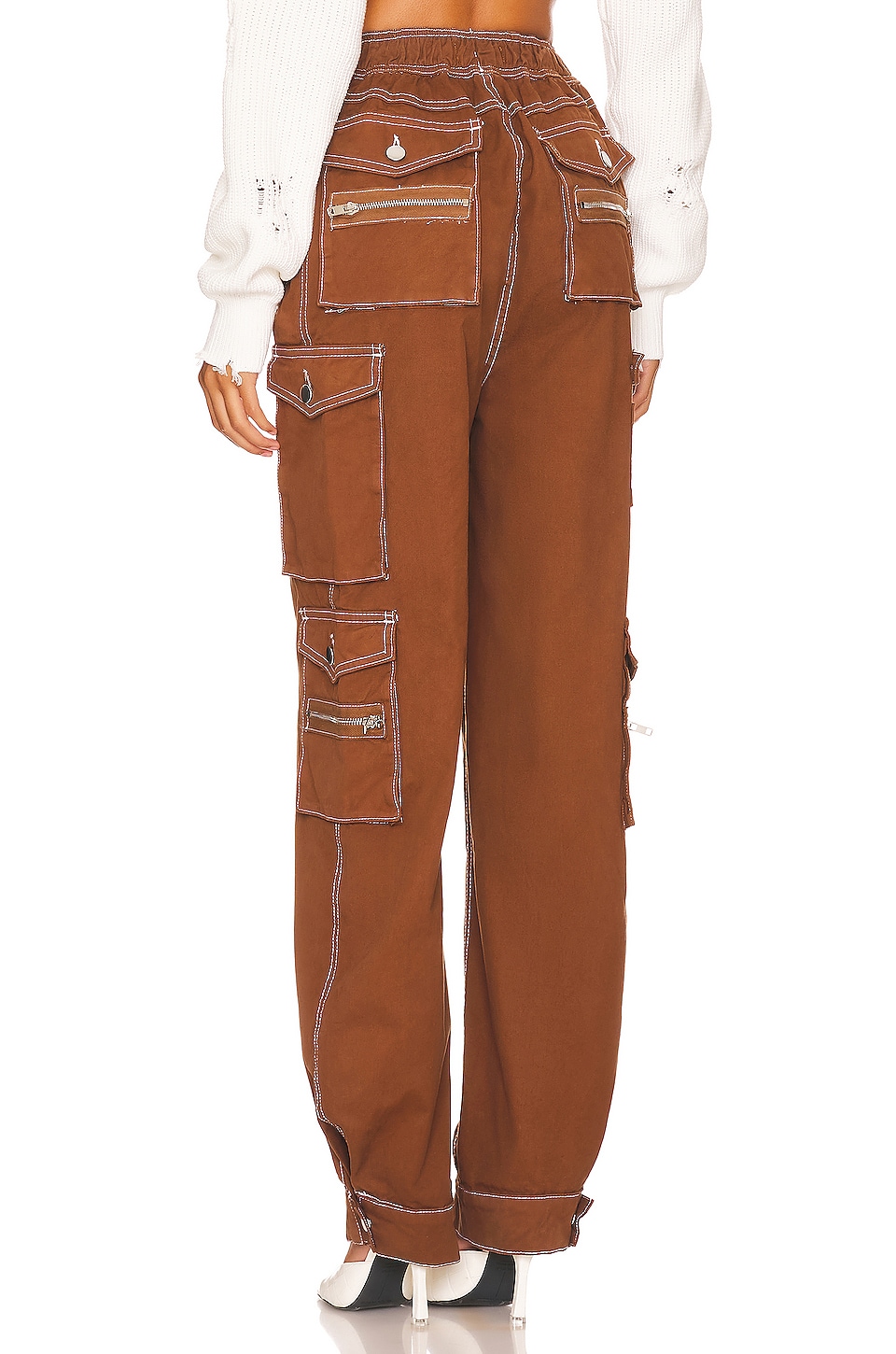 EB Denim Cargo Pants in Rust | REVOLVE