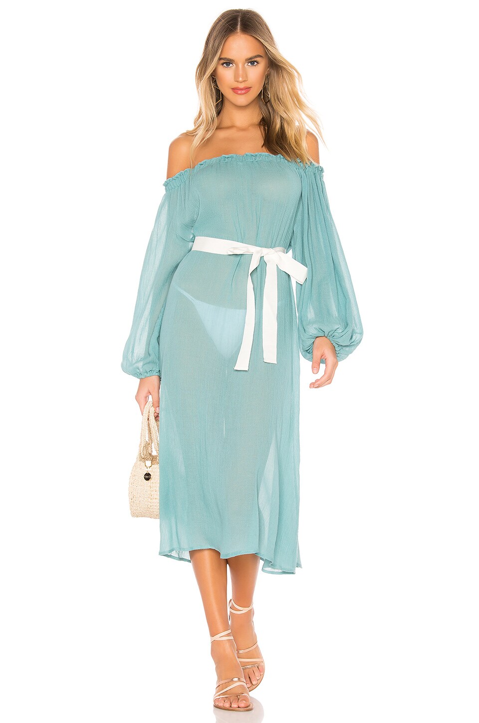 eberjey VESTIDO SUMMER OF LOVE SAVANNAH en Dusty Sea | REVOLVE