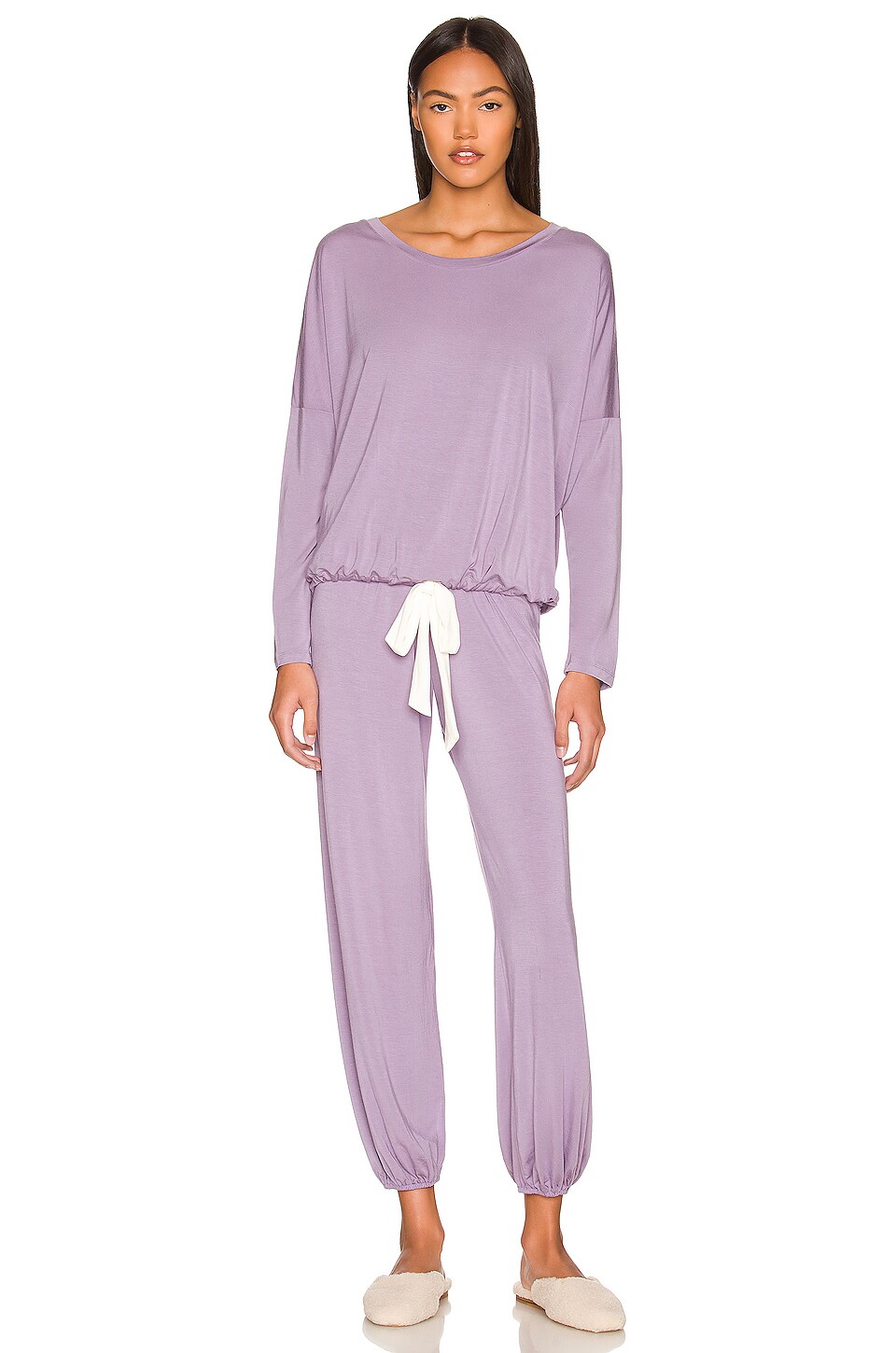 eberjey Gisele The Slouchy Set in Indigo Blue & Ivory | REVOLVE