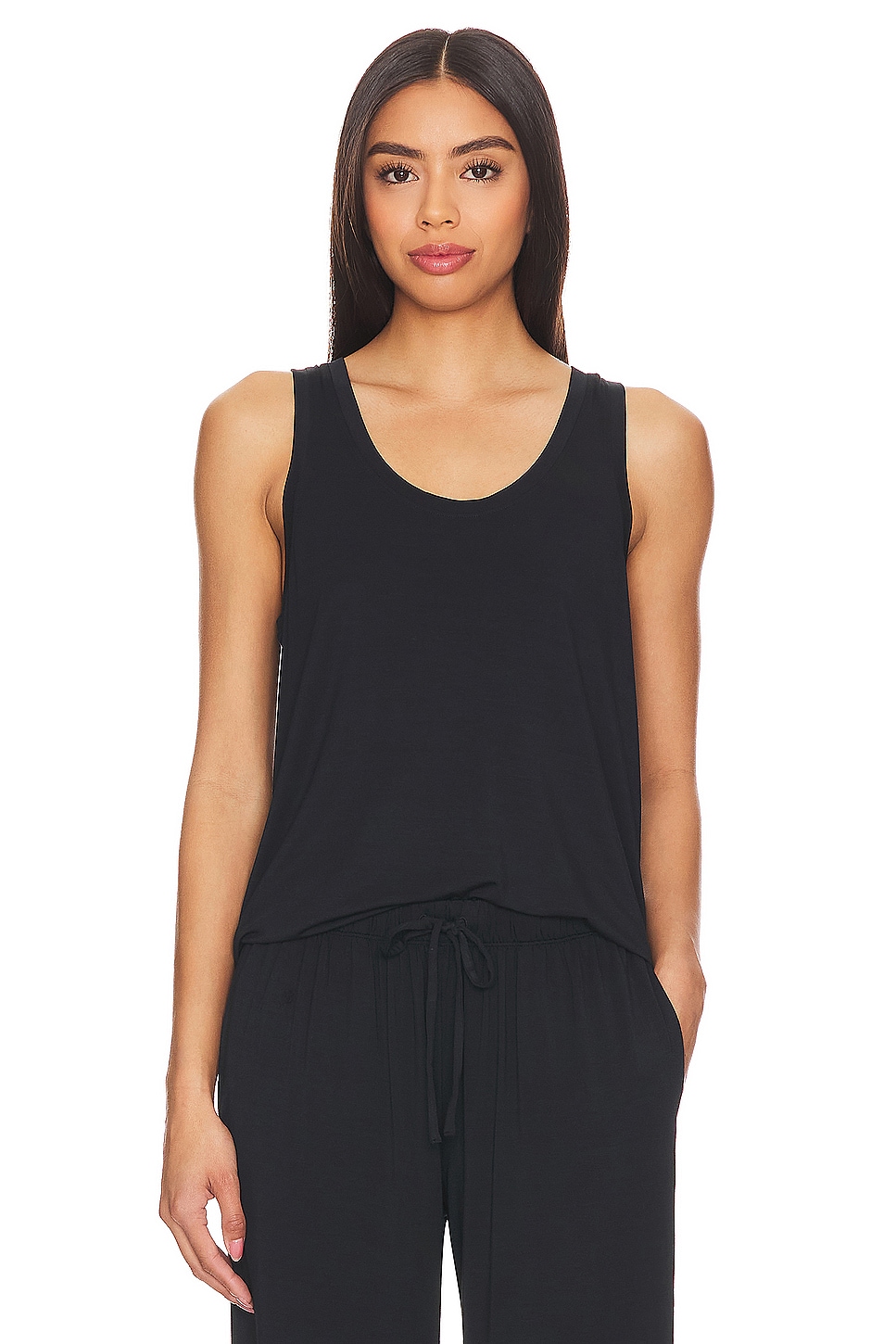 eberjey Gisele Everyday Tank in Black | REVOLVE