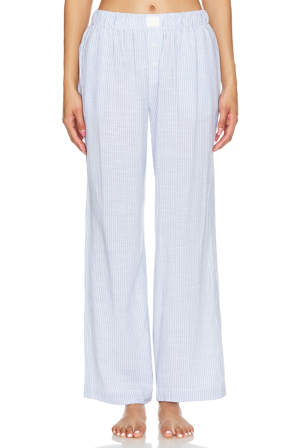 eberjey Nautico Boxer Pant in Wedgewood Blue & White | REVOLVE