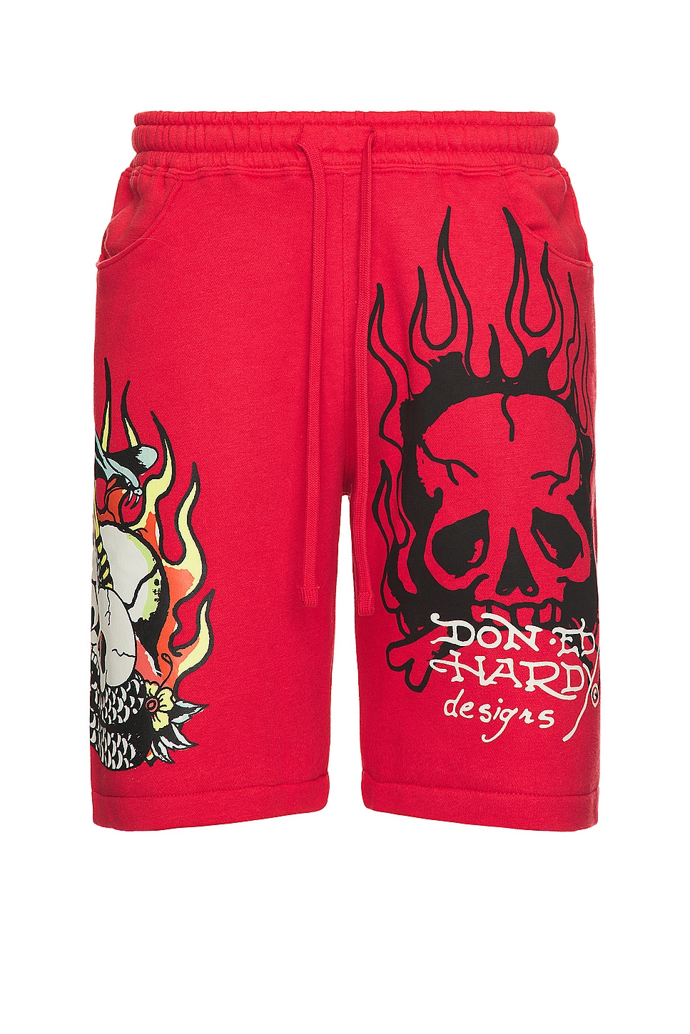 Ed Hardy Flame Cobra Short in Cherry | REVOLVE