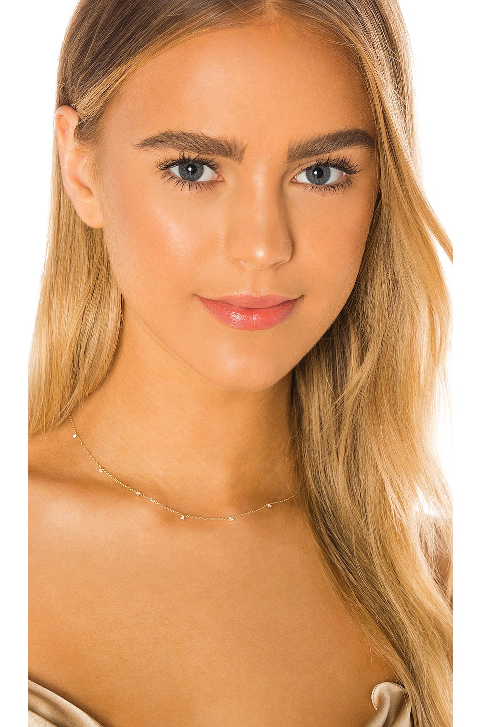 EF COLLECTION 14k Gold Diamond Necklace in Yellow Gold | REVOLVE