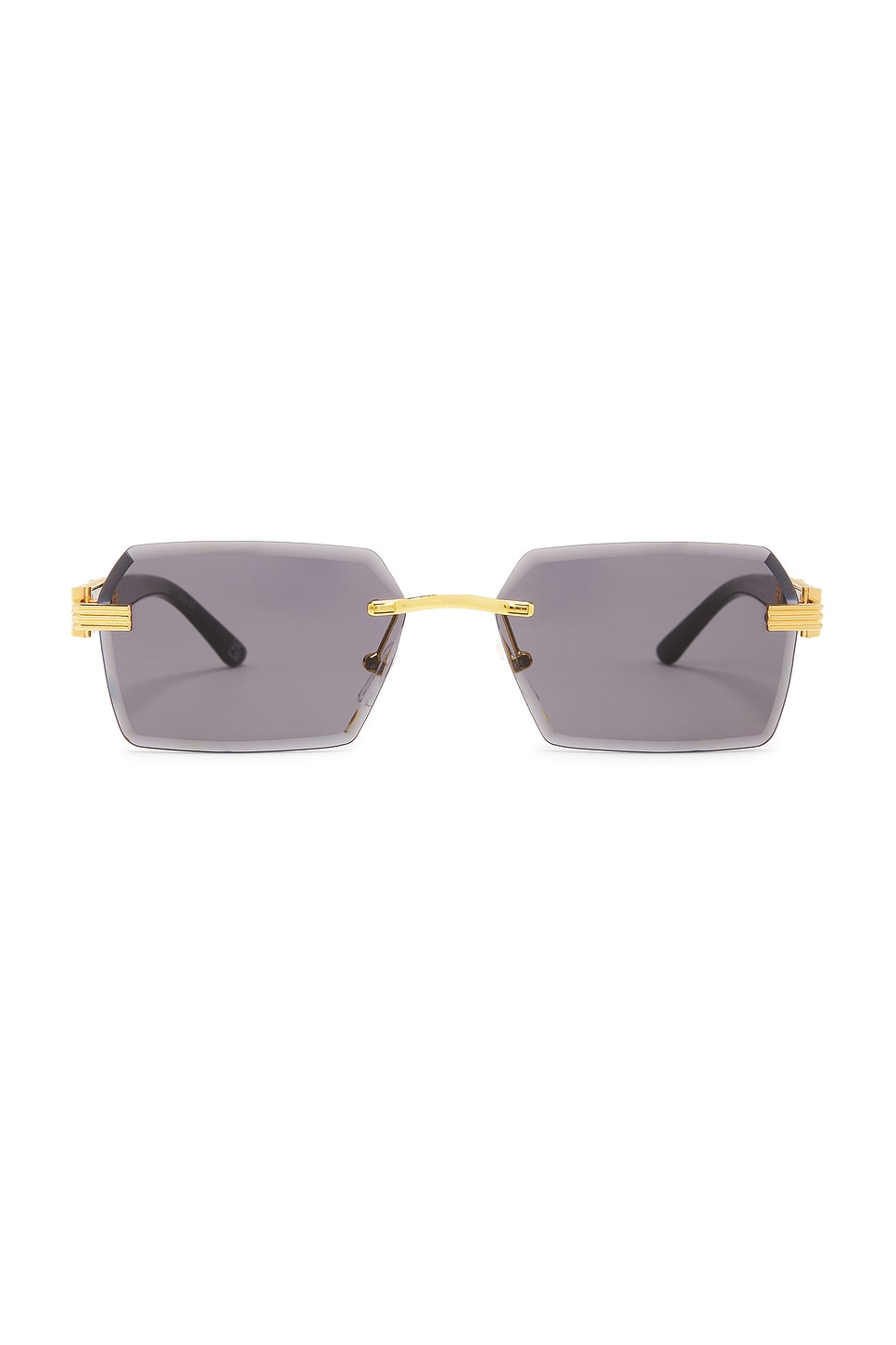 AIRE Nebula Sunglasses in Bright Gold & Black | REVOLVE