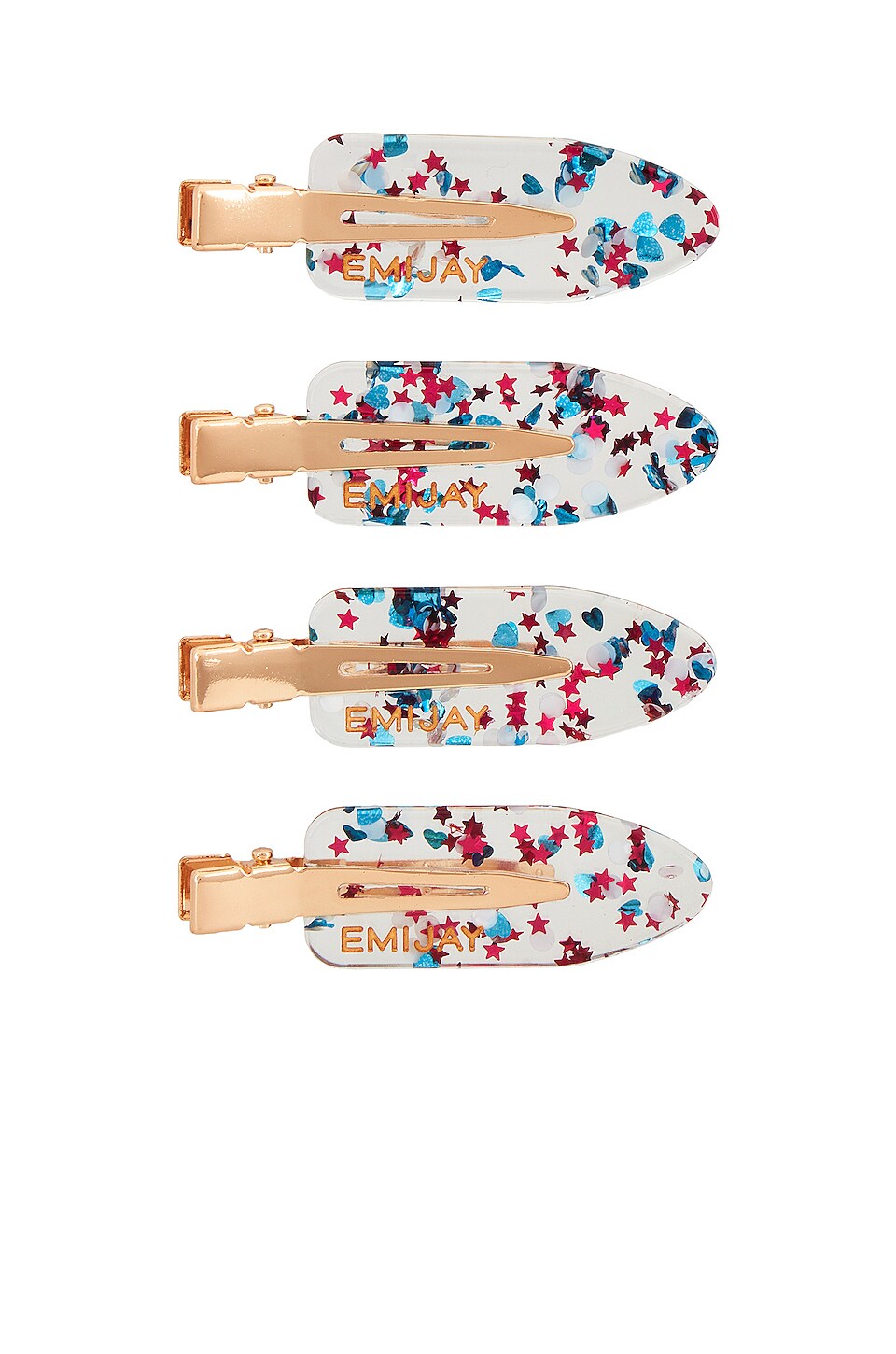 Emi Jay Popstar Clip Set Of 4 in Bubbly | REVOLVE